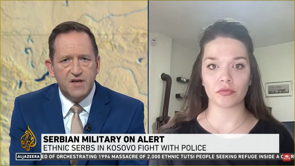 Dr Ivanov on Al Jazeera Following the News the Serbian Army is Moving ...