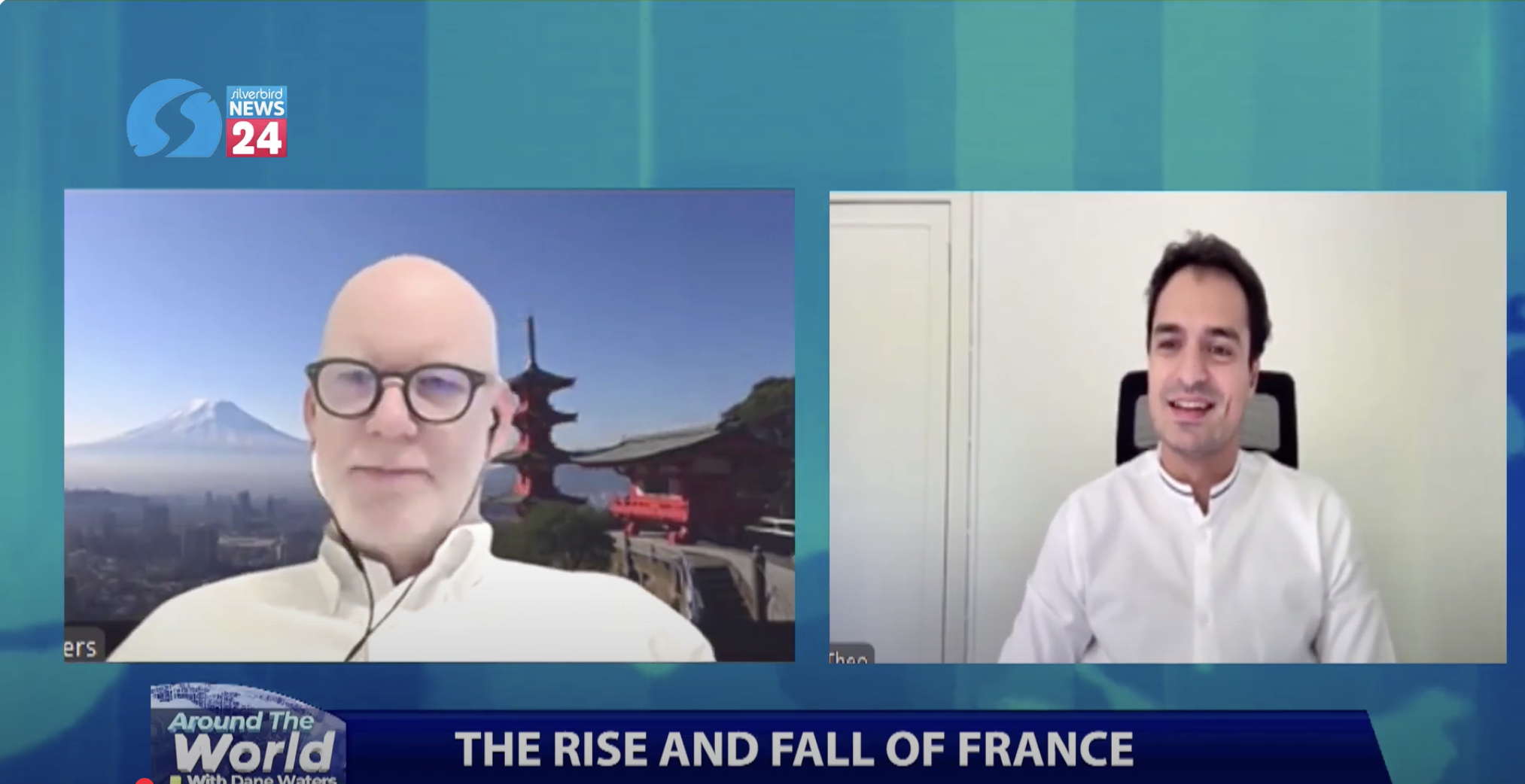 Dr Theo Zenou for the Around the World With Dane Waters on the current ...